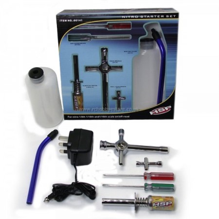 HSP Nitro Starter Tool Kit Set Fuel Igniter RC Car Buggy Truck Engines ...
