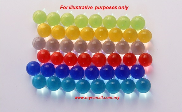 11-13mm Crystal Gel Soft Bullet Electric Water Toy Gun Paintball Ammo ...