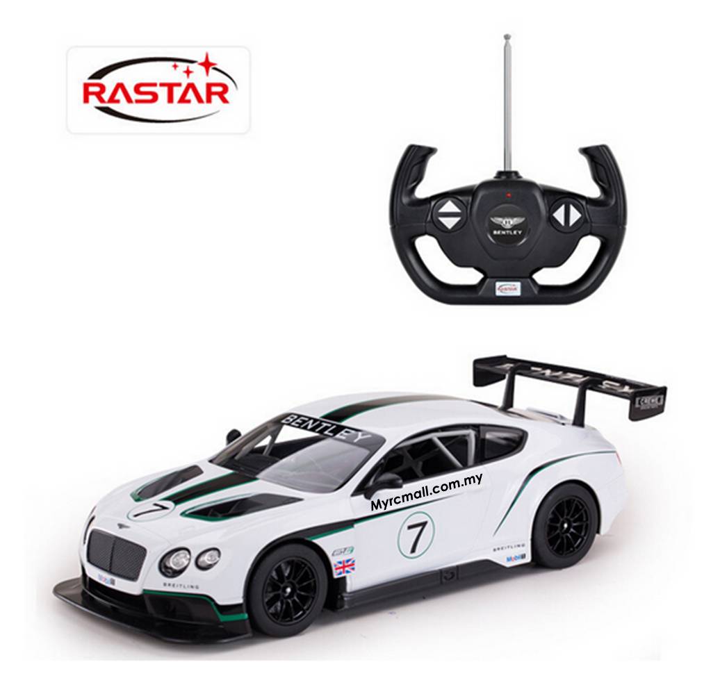 Rastar 1/14 Bentley Continental GT3 Electric Series RC Racing Car ...